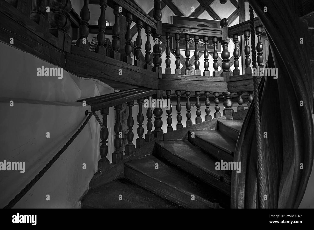Staircase from the 16th century, Bavaria, Germany Stock Photo - Alamy