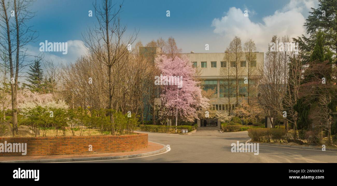 Beautiful university campus hi-res stock photography and images - Alamy