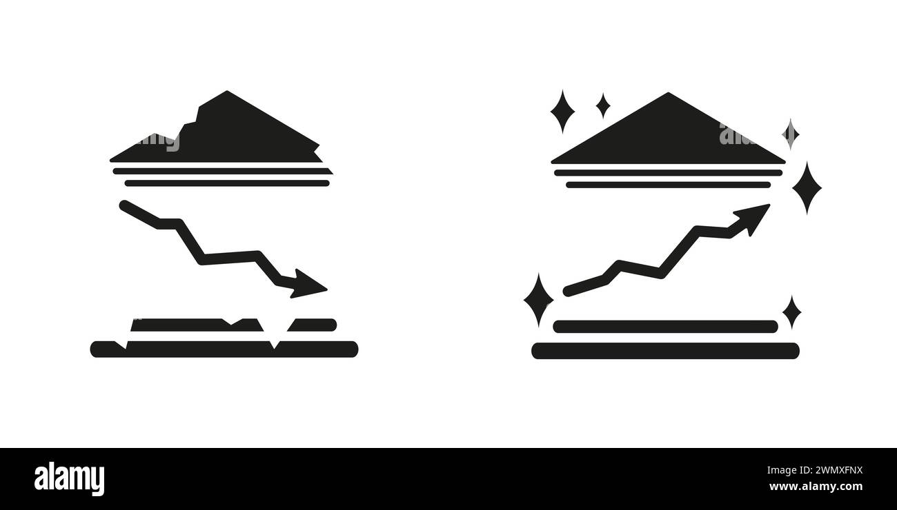 Falling down house Stock Vector Images - Alamy