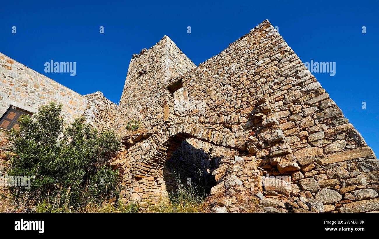 Greek fortress mani hi-res stock photography and images - Alamy