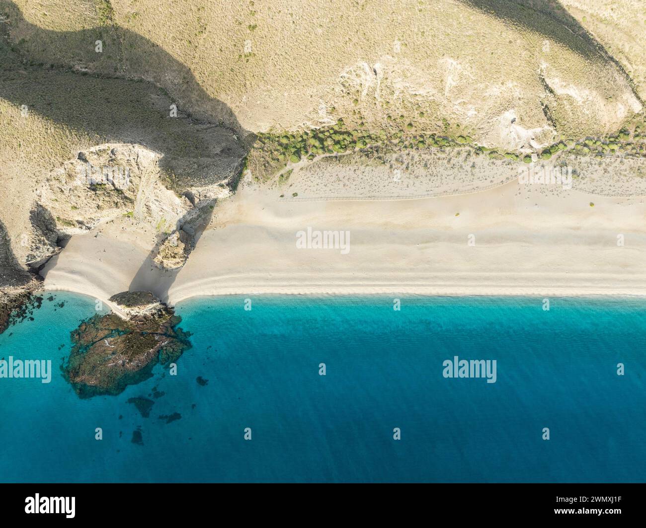 Serene coastal aerial view playa hi-res stock photography and images ...