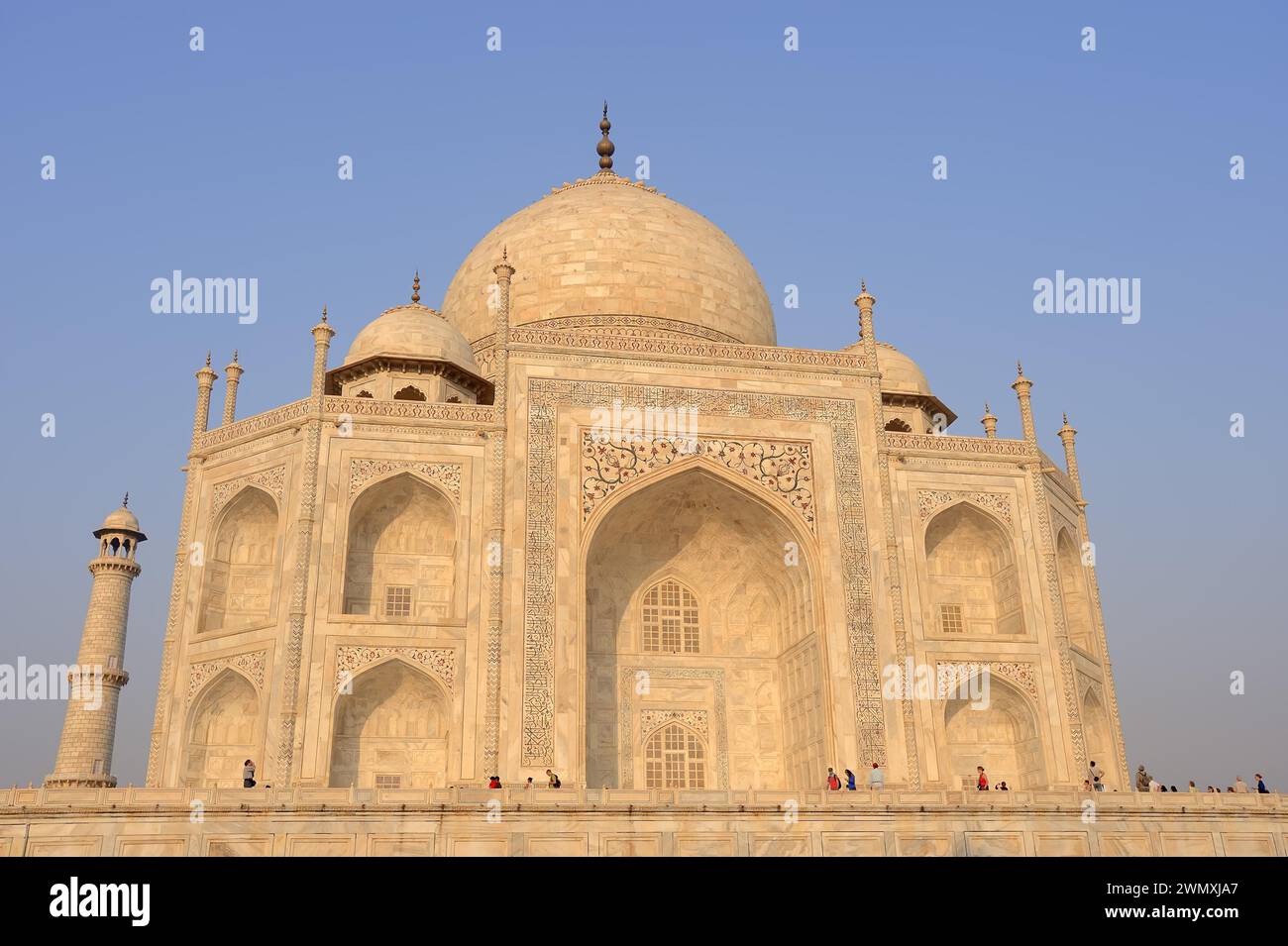 Taj Mahal, built by the Grand Mogul Shah Jahan in memory of his ...