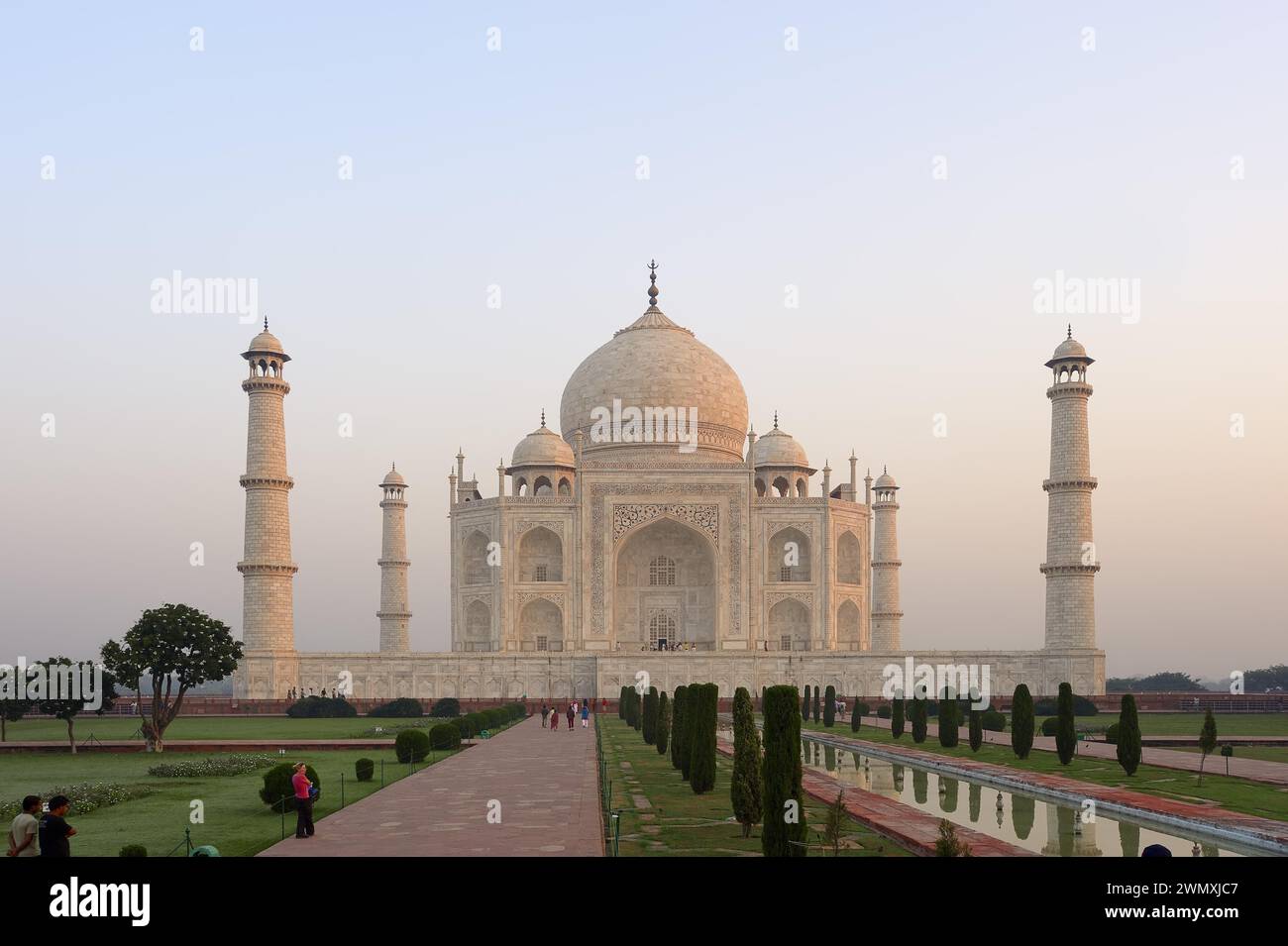 Taj Mahal, built by the Grand Mogul Shah Jahan in memory of his ...