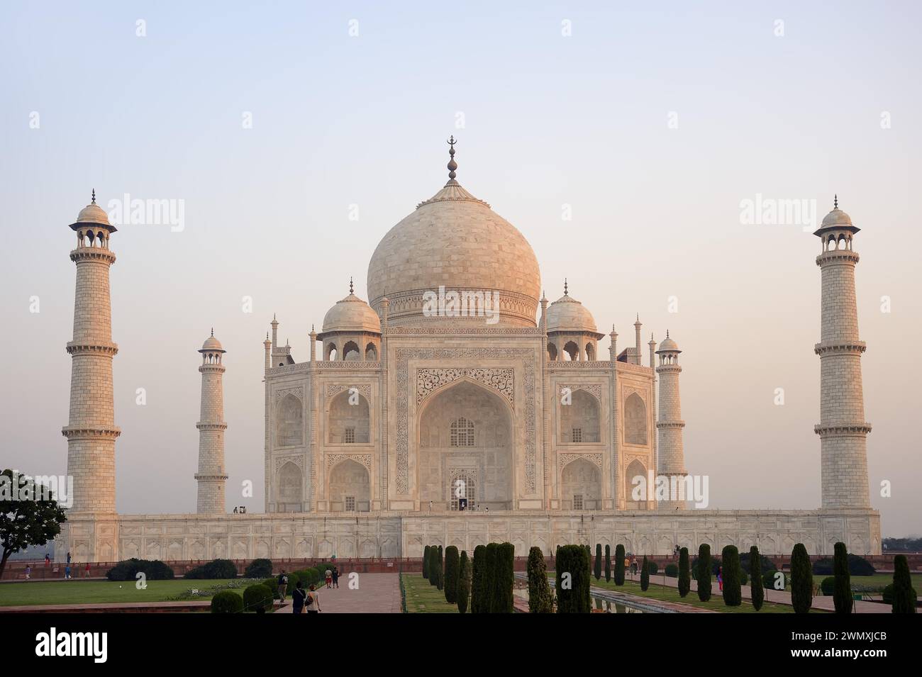Taj Mahal, built by the Grand Mogul Shah Jahan in memory of his ...