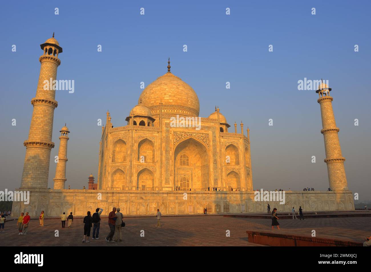Taj Mahal, built by the Grand Mogul Shah Jahan in memory of his ...