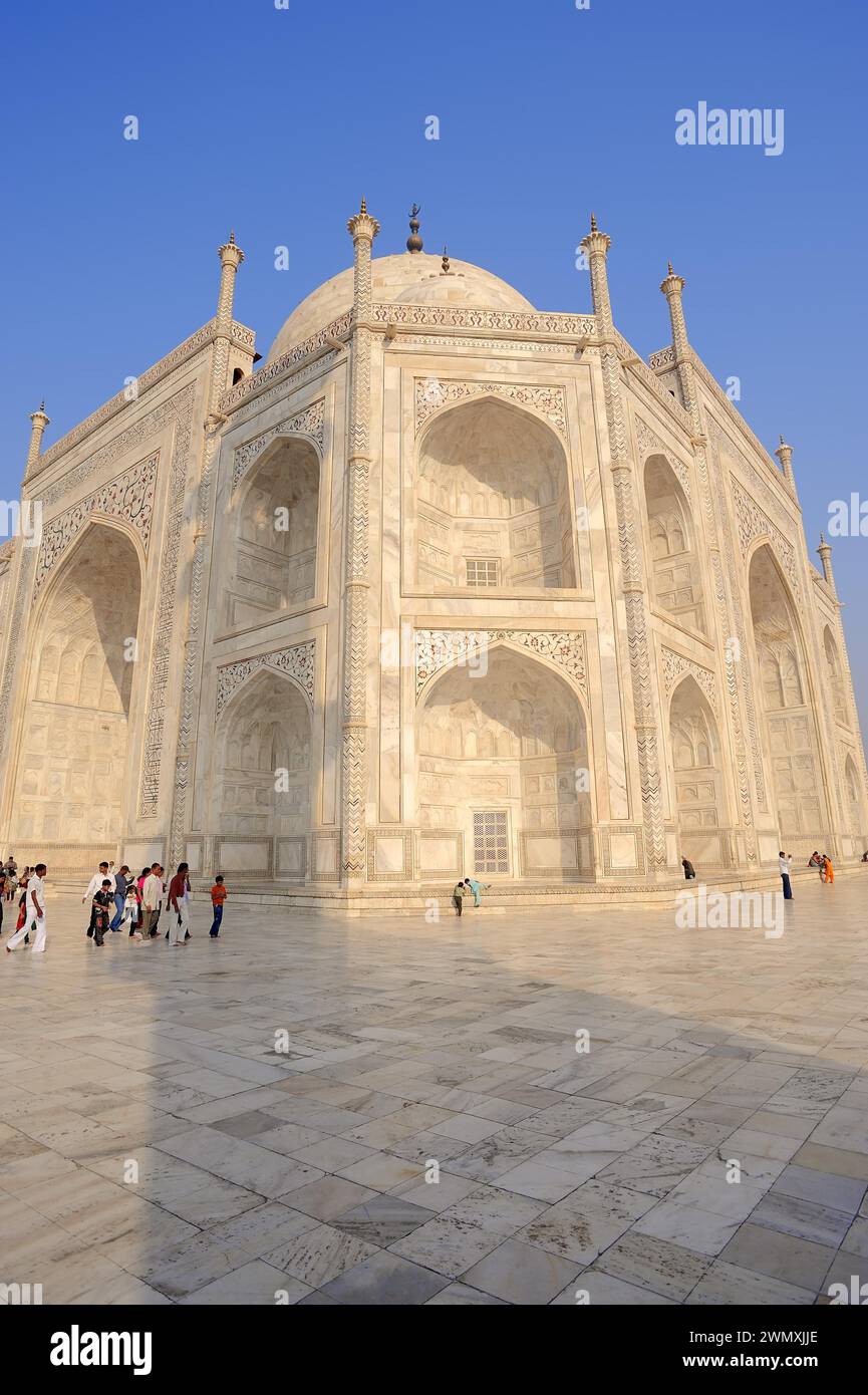 Taj Mahal, built by the Grand Mogul Shah Jahan in memory of his ...