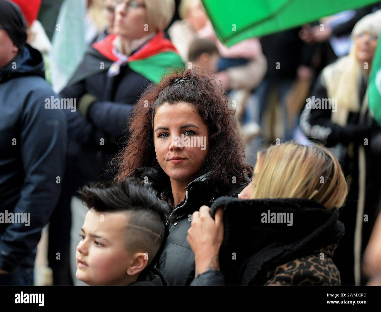 Derry Girls Actress Jamie-Lee O’Donnell pictured at the rally at ...