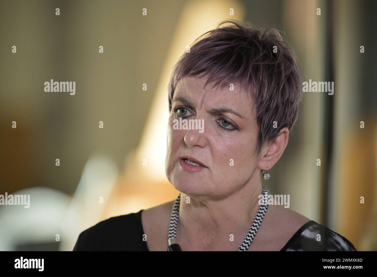 Edinburgh Scotland, UK 28 February 2024. Cabinet Secretary for Justice ...