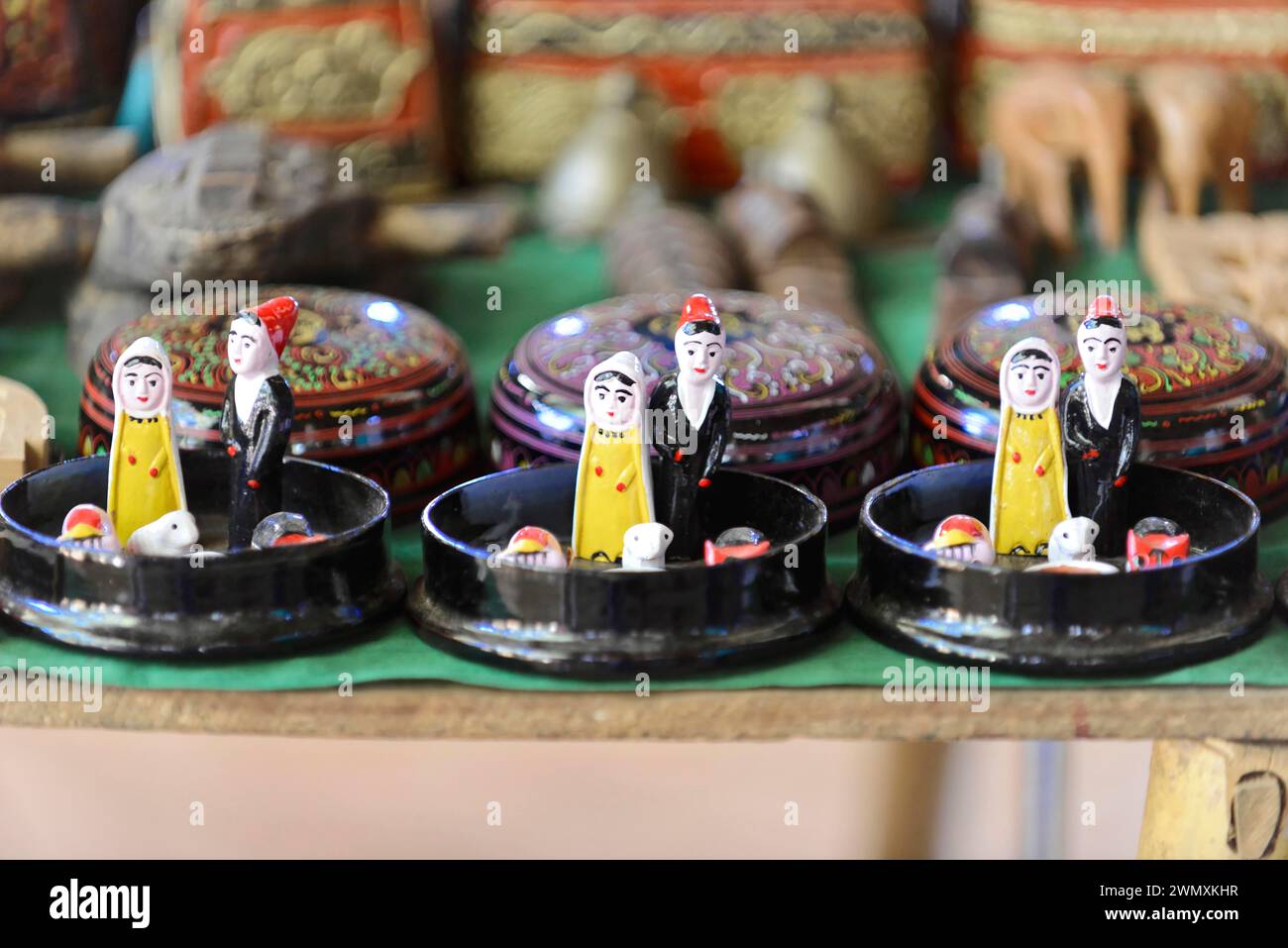 Souvenirs at Inle Lake, Nyaung Shwe, Shan State, Myanmar Stock Photo ...