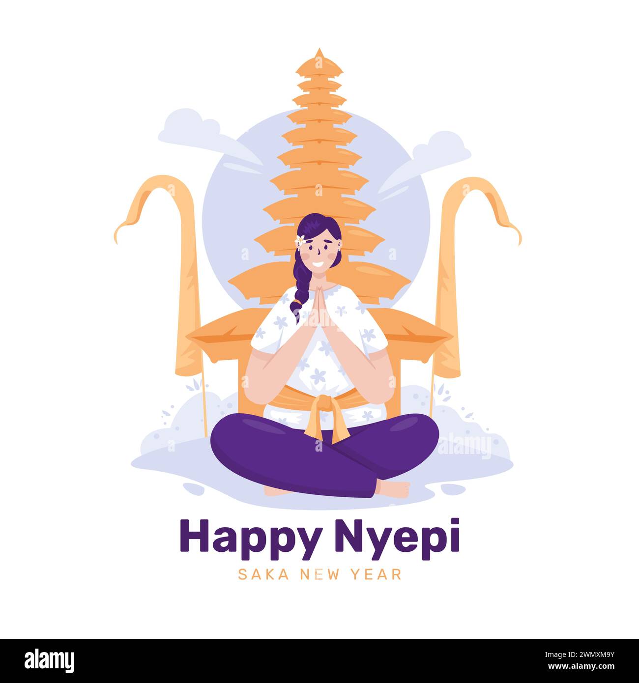 Balinese hindu saka Stock Vector Images - Alamy