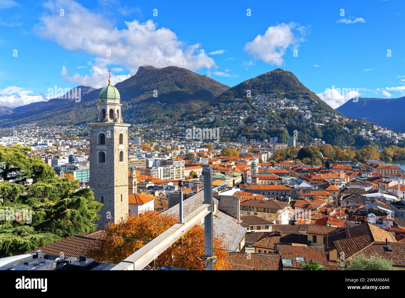Cathedral of saint lawrence switzerland hi-res stock photography and ...