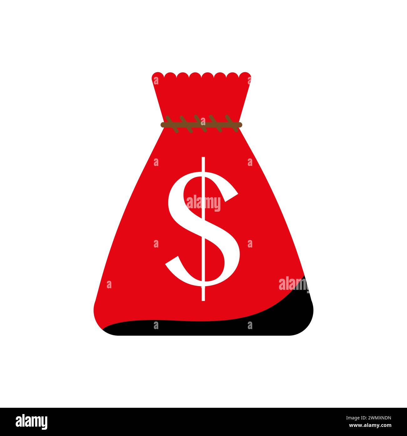 Money bag icon vector Stock Vector Image & Art - Alamy