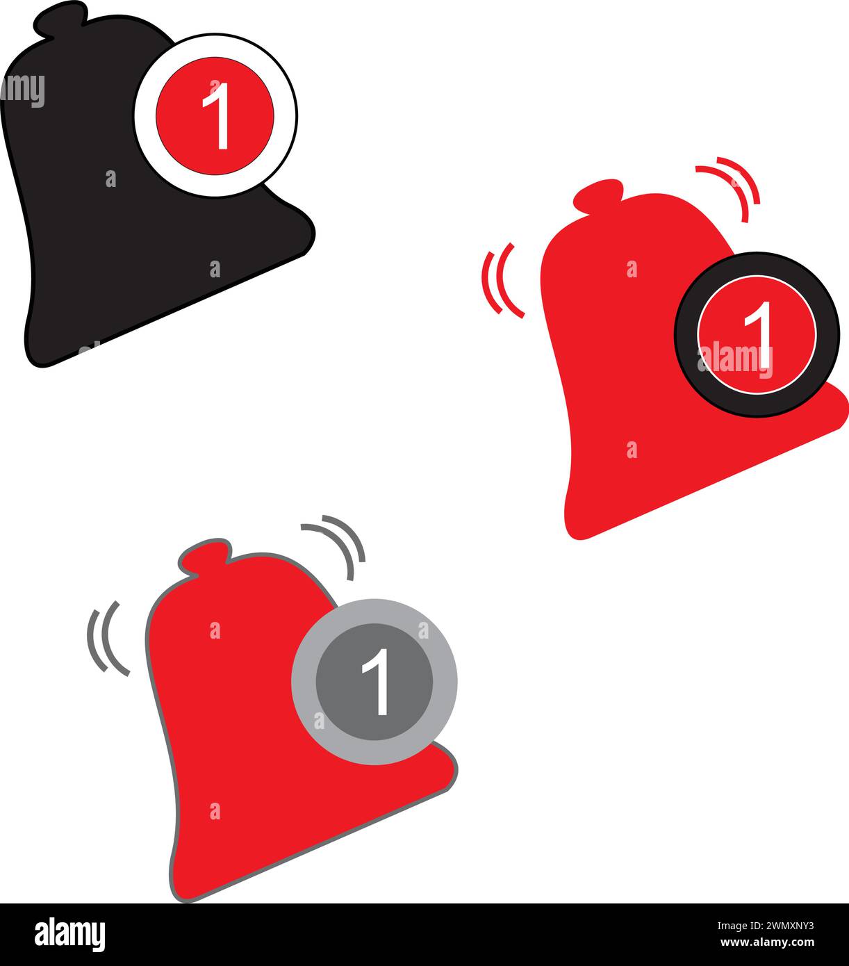 Notification gray hi-res stock photography and images - Alamy