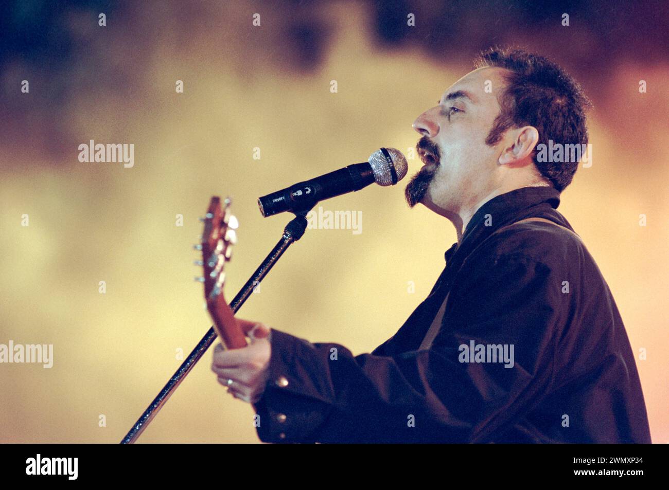 Napoli Italy 02/09/1997: Pino Mango, Italian singer, during the ...
