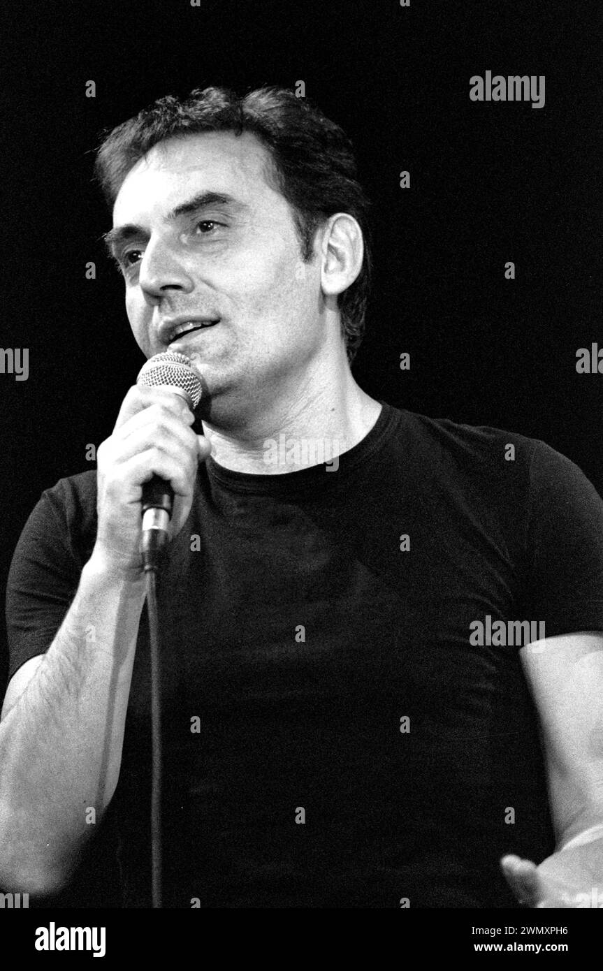 Sanremo Italy 26/02/1998: Pino Mango, Italian singer, during the ...