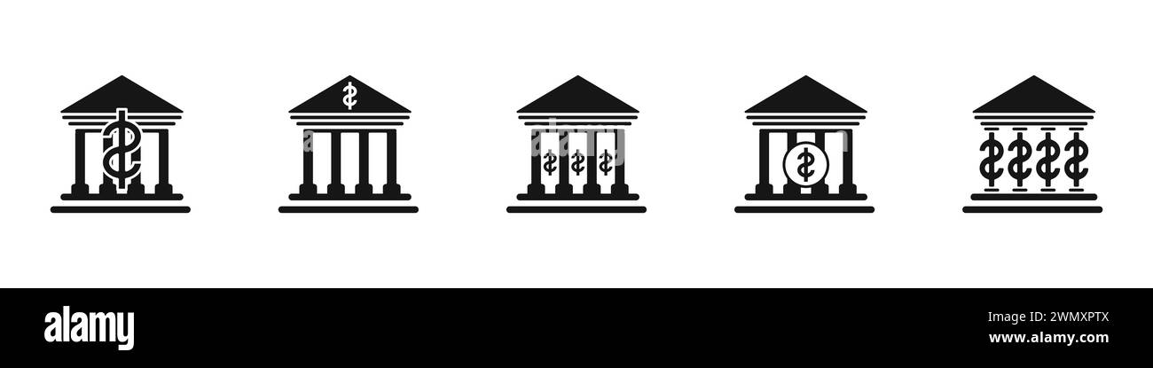 Financial institution vector. Logo of internet banking, transactions ...