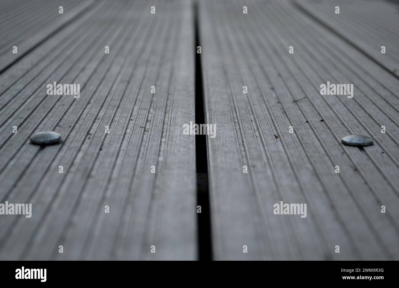 The lines that create the texture of the bench in perspective Stock ...