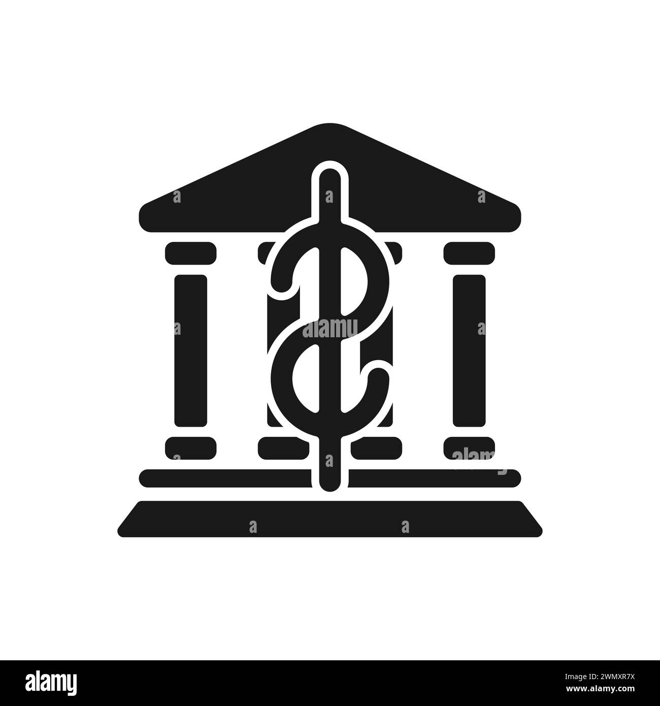 Financial institution vector. Logo of internet banking, transactions ...
