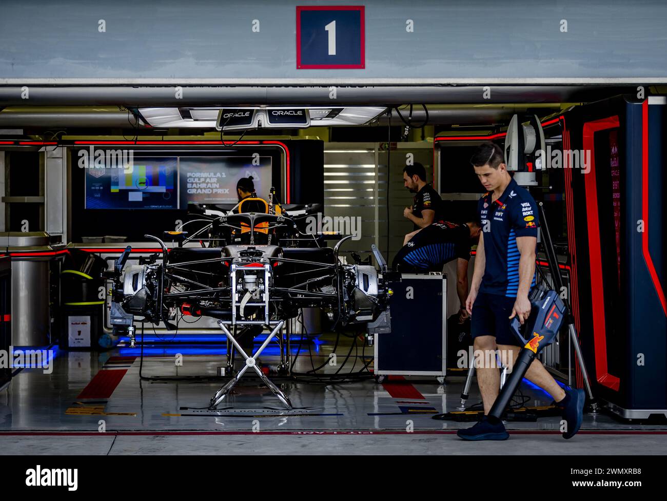 BAHRAIN - The car, the RB20, of Max Verstappen (Red Bull Racing) at the ...