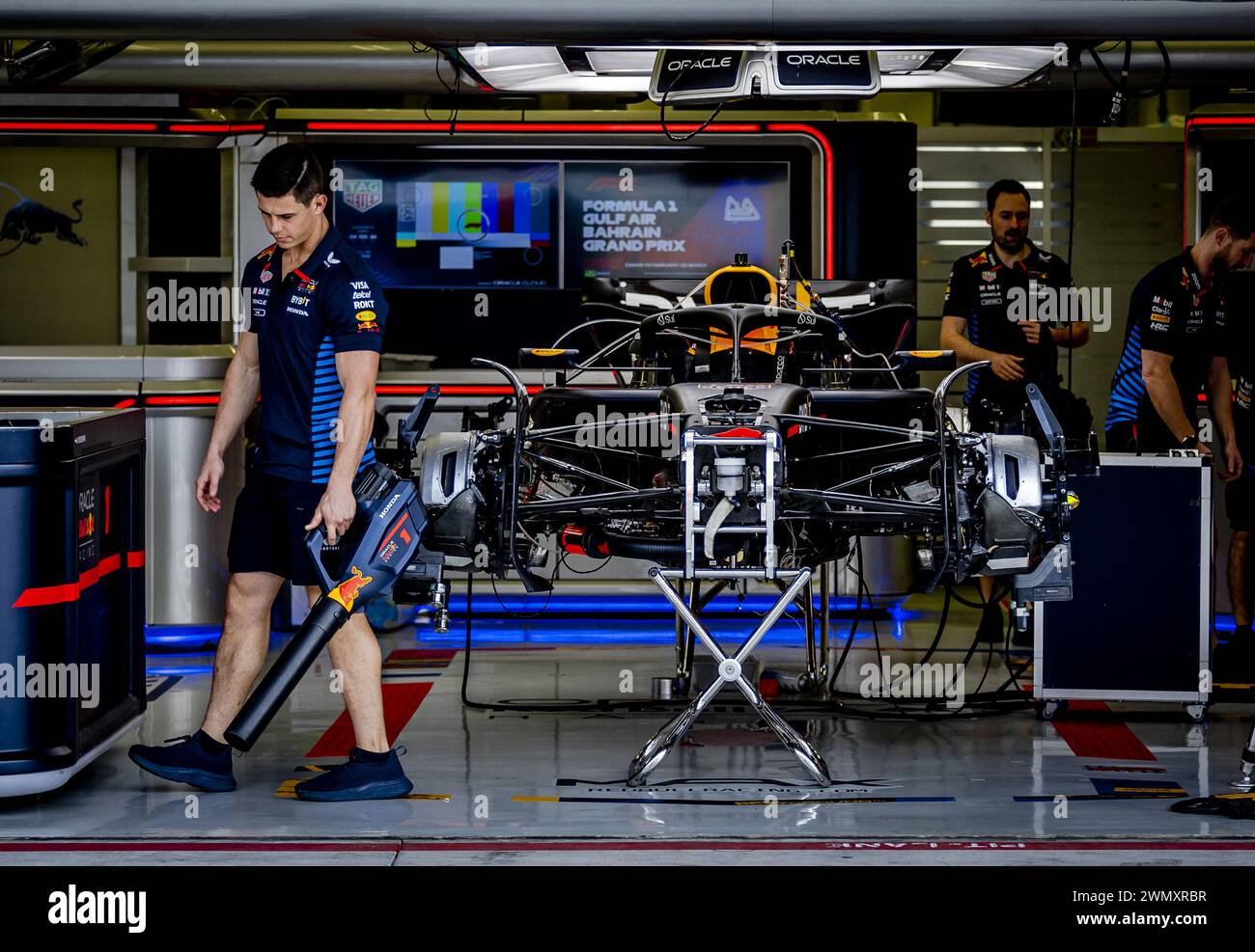 BAHRAIN - The car, the RB20, of Max Verstappen (Red Bull Racing) at the ...