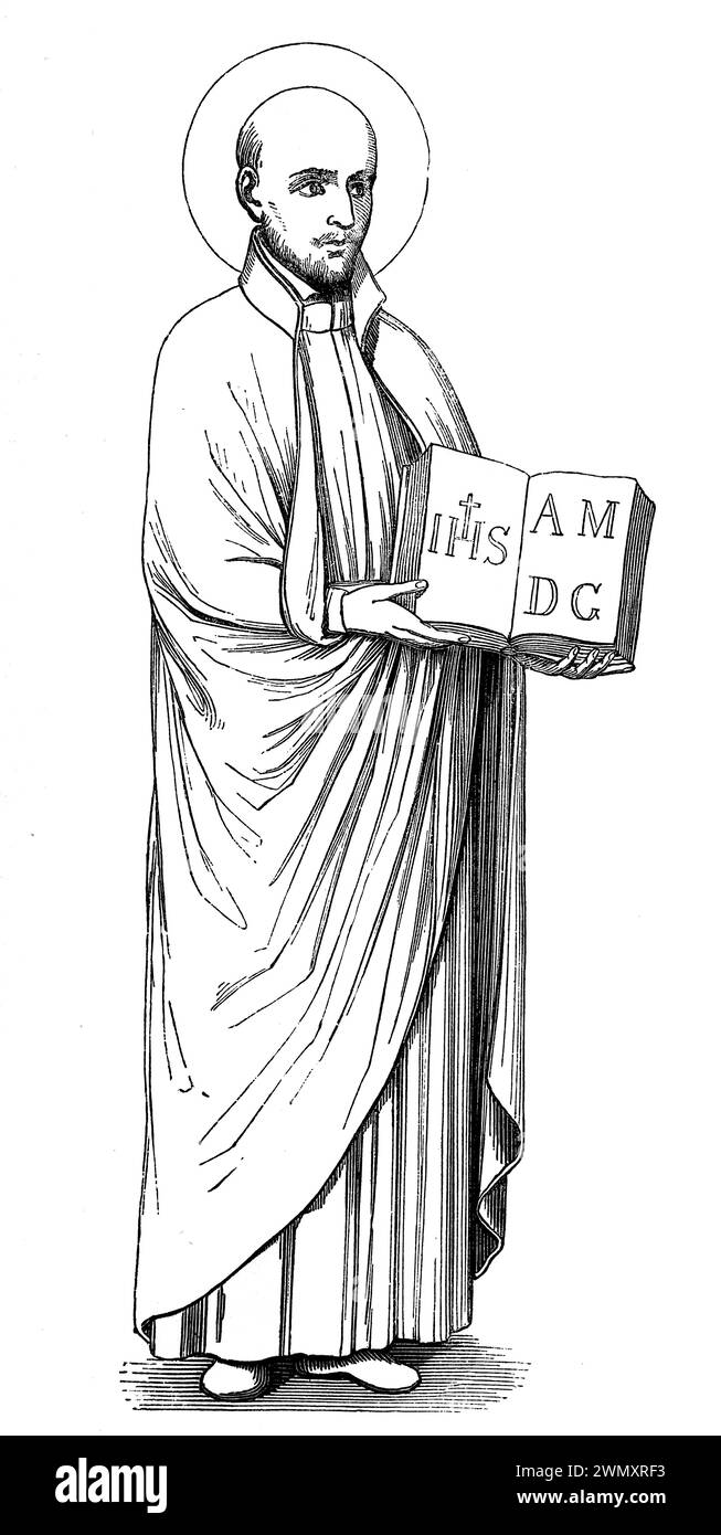 Saint ignatius of loyola Black and White Stock Photos & Images - Alamy