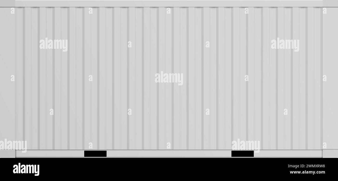 Mock up of cargo or shipping container isolated Stock Vector Image ...
