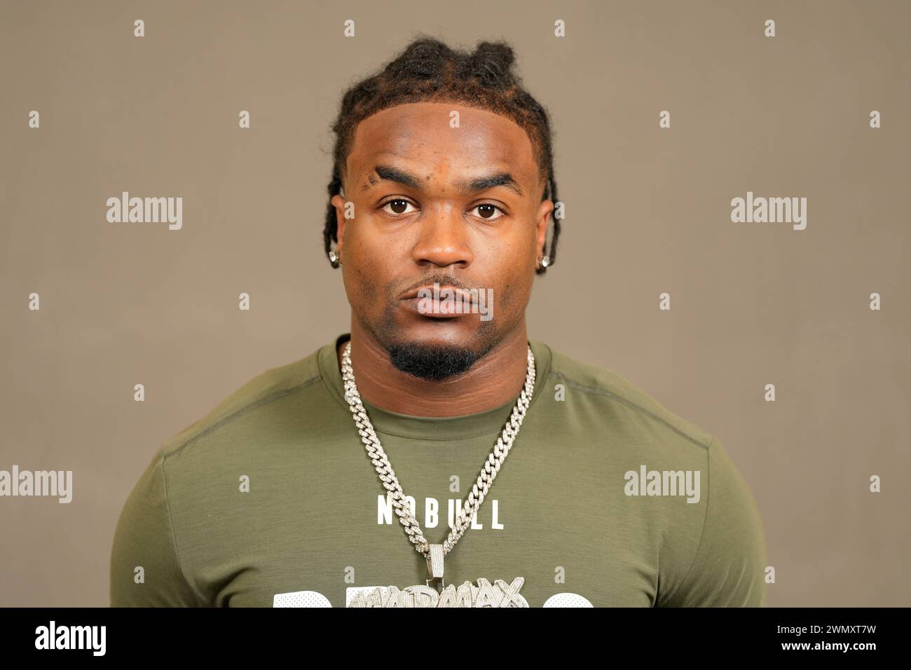 Rutgers defensive back Max Melton poses for a portrait at the NFL ...