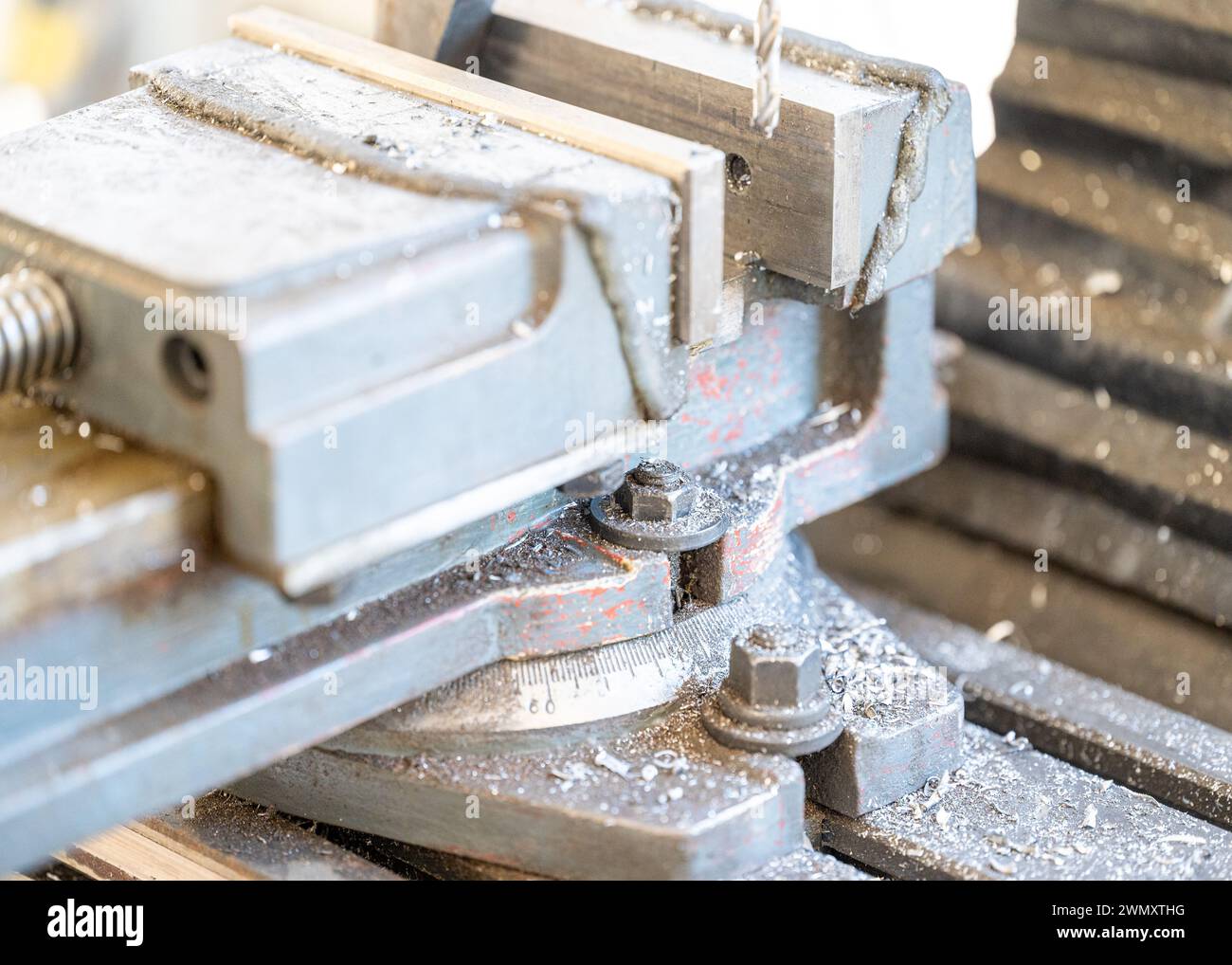 The Cnc Lathe Machine Mills Slotted Spindle Parts Made Of Brass And Other Hard Metals Via The