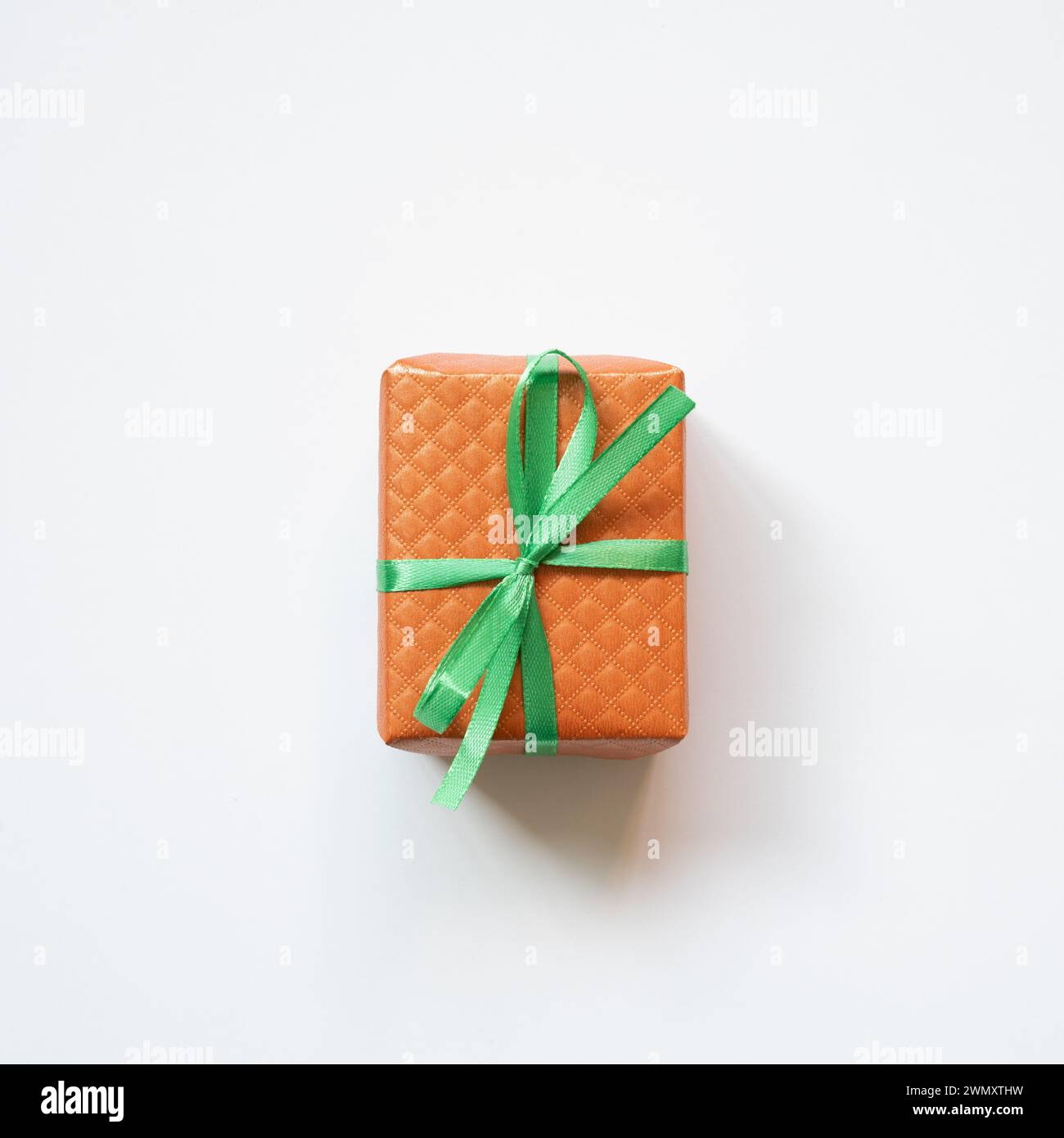 Orange gift box hi-res stock photography and images - Alamy