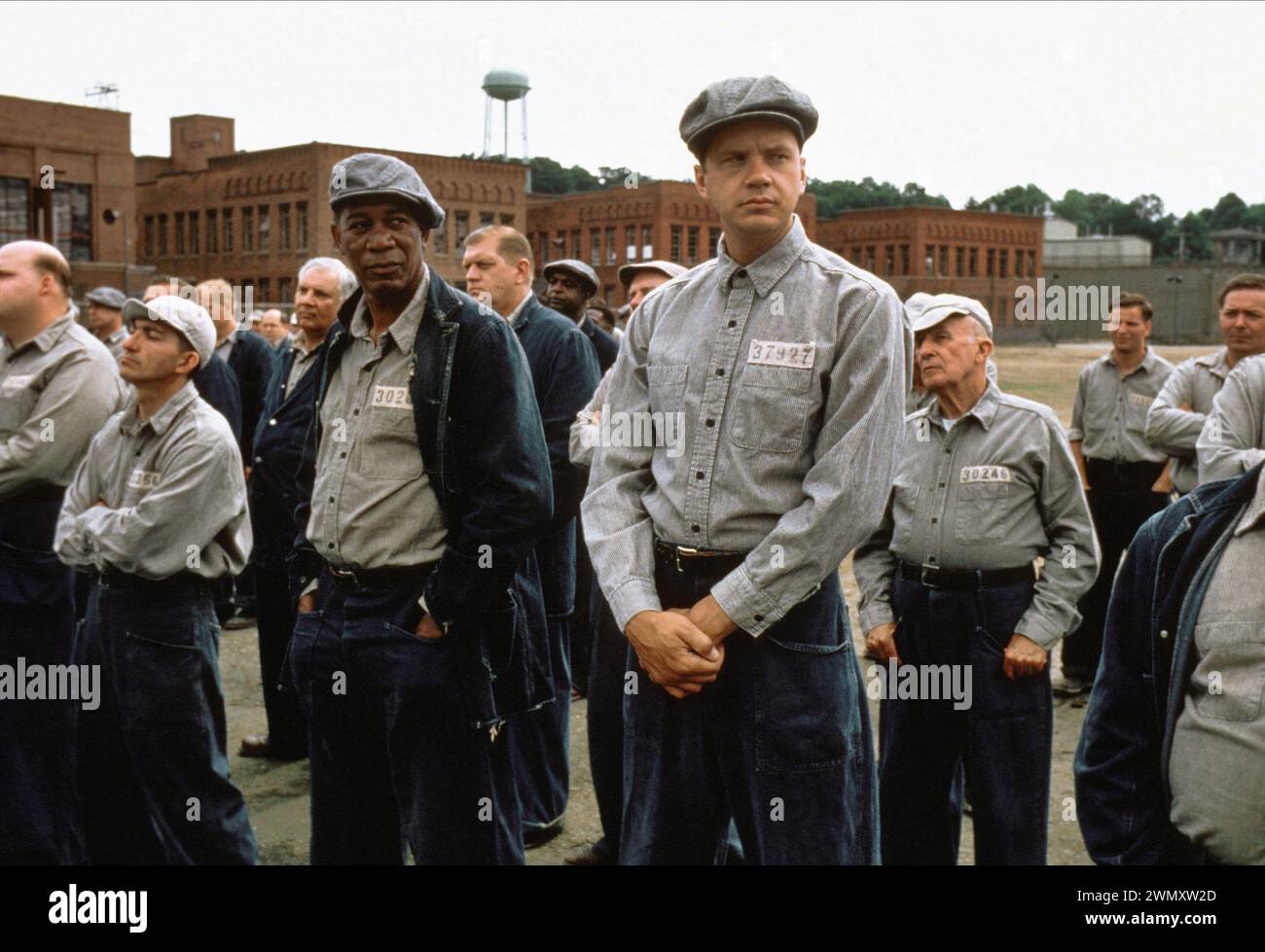 The Shawshank Redemption movie Morgan Freeman & Tim Robbins Stock Photo ...