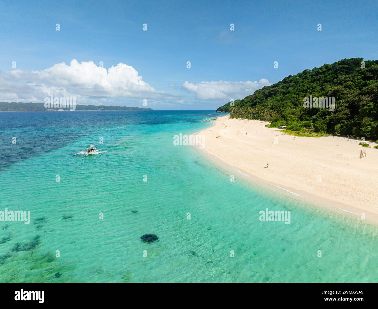 Puka beach aerial philippines hi-res stock photography and images - Alamy