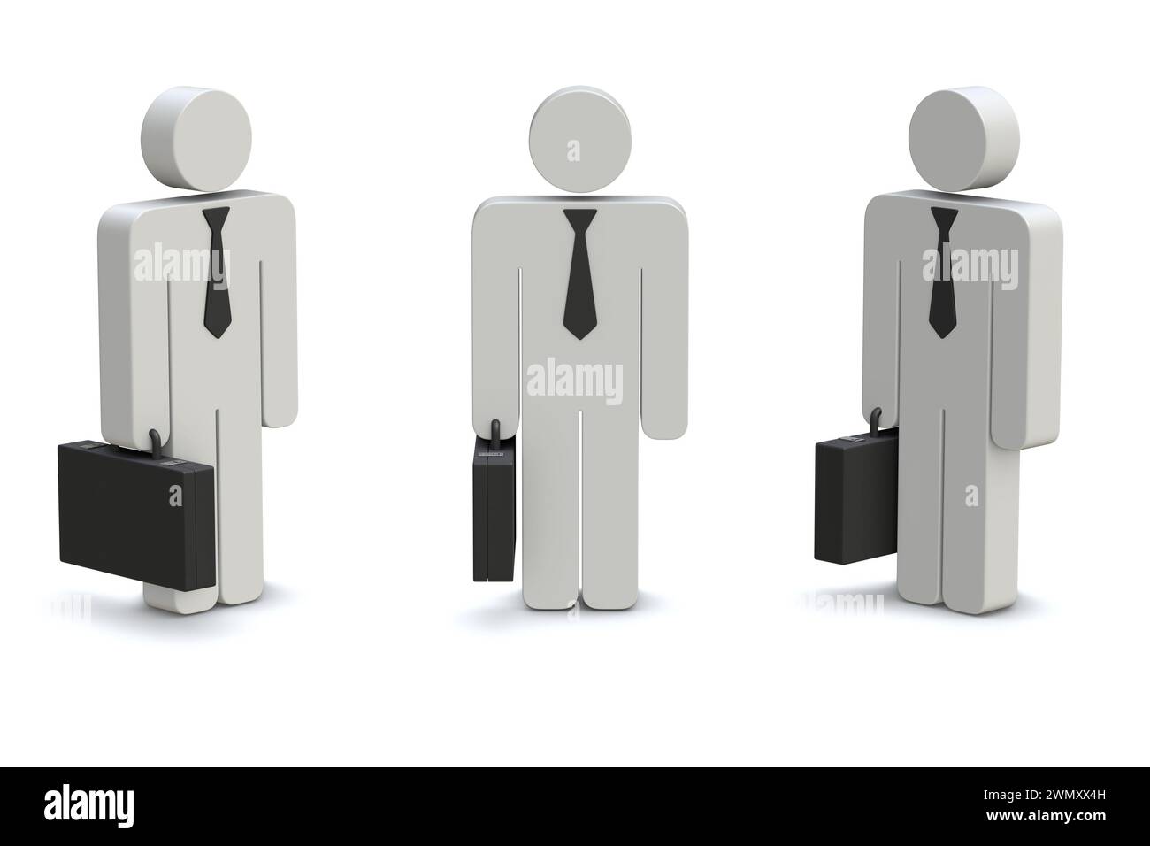 3d stickman hi-res stock photography and images - Alamy