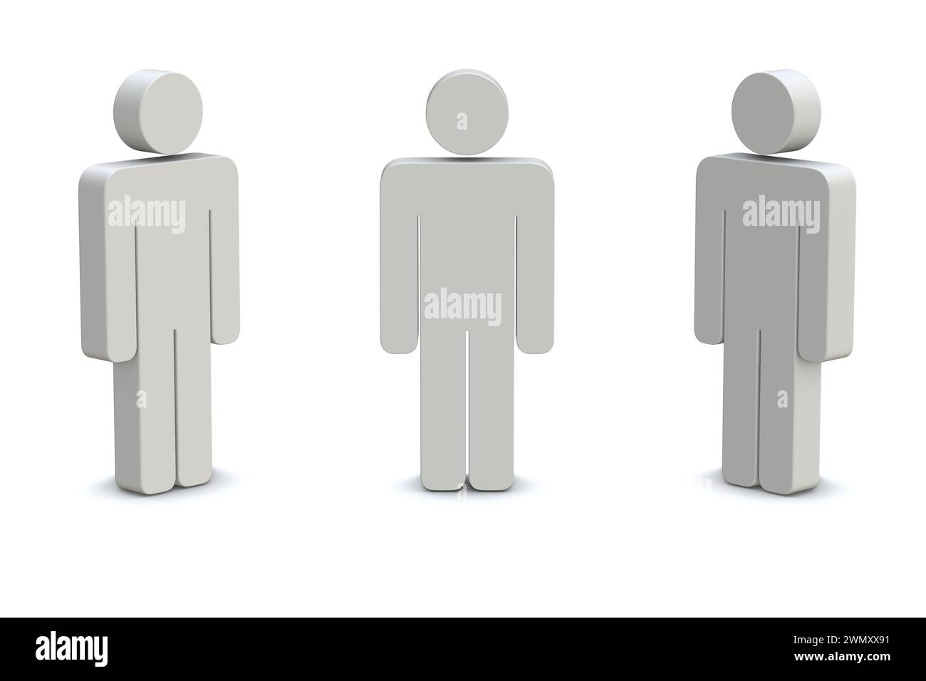 3d stickman hi-res stock photography and images - Alamy