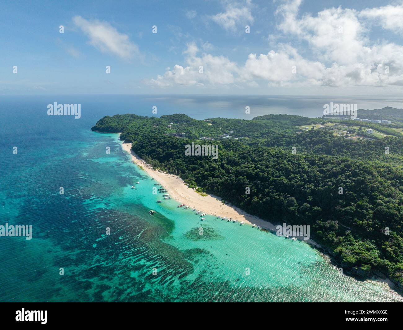 Puka beach aerial philippines hi-res stock photography and images - Alamy