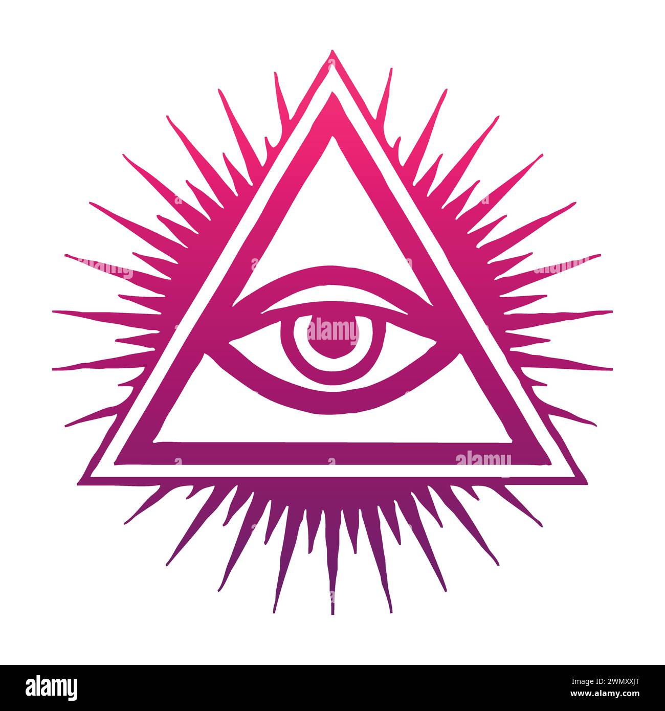 Eye in triangle hi-res stock photography and images - Alamy