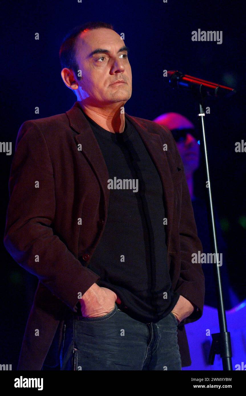 Milan Italy 17/11/2005: Pino Mango, Italian singer, during the ...