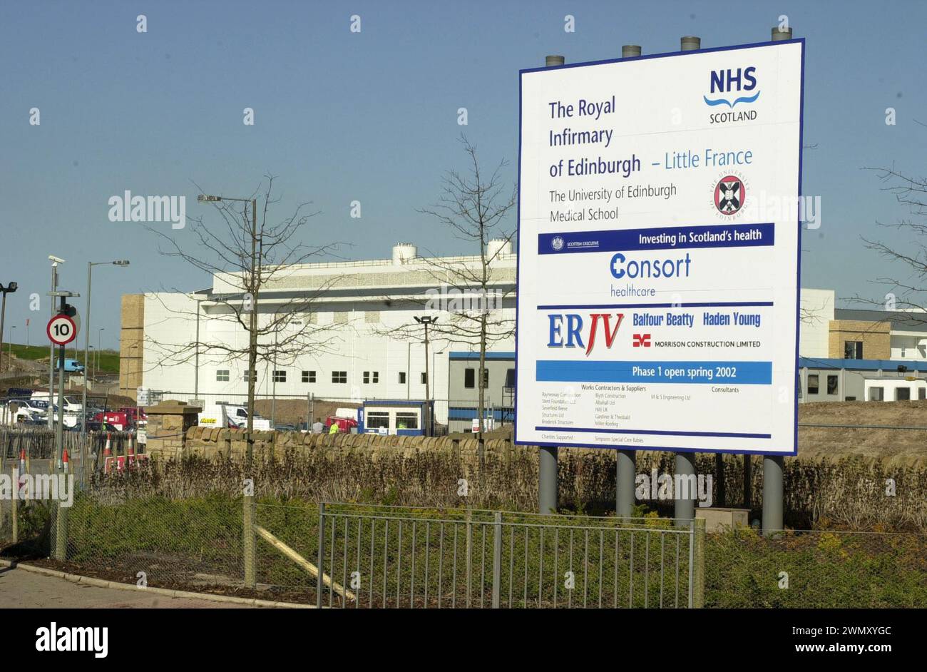 The new Edinburgh Royal Infirmary under construction at Little France ...