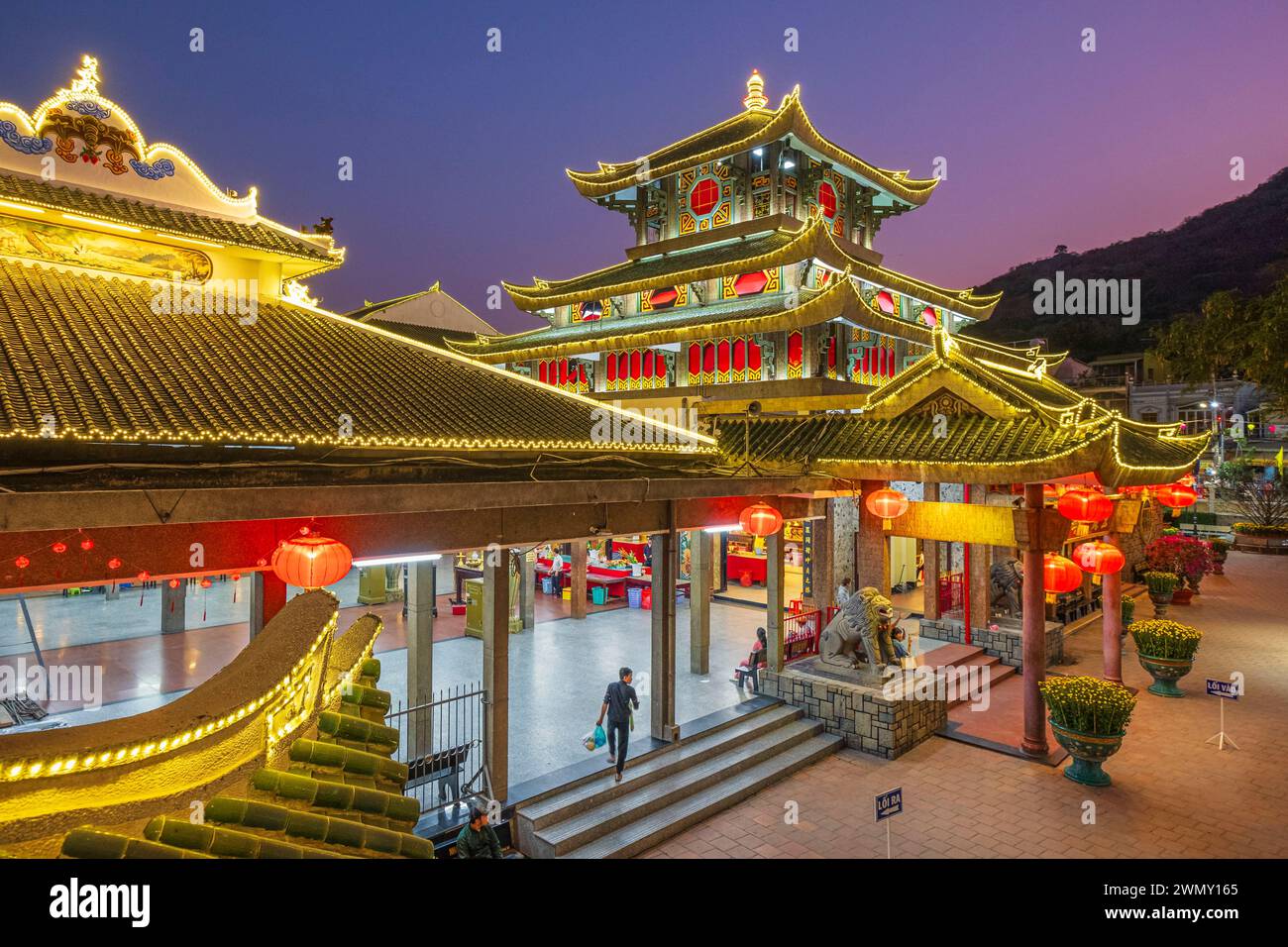 Vietnam, Mekong Delta, An Giang province, Chau Doc, Nui Sam district at ...