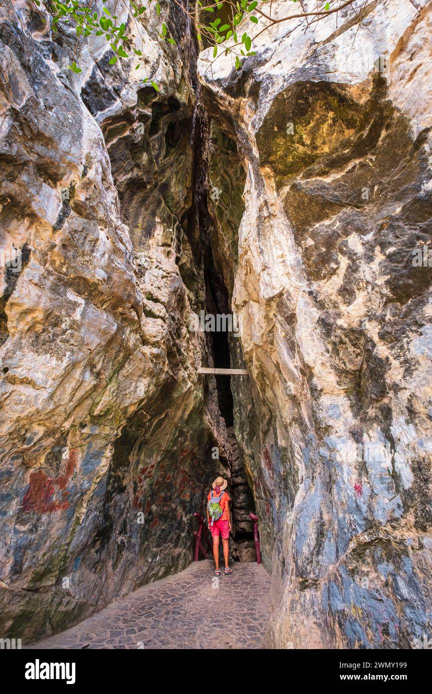 Vietnam, Mekong Delta, Kien Giang province, Ha Tien, Thach Dong cave ...