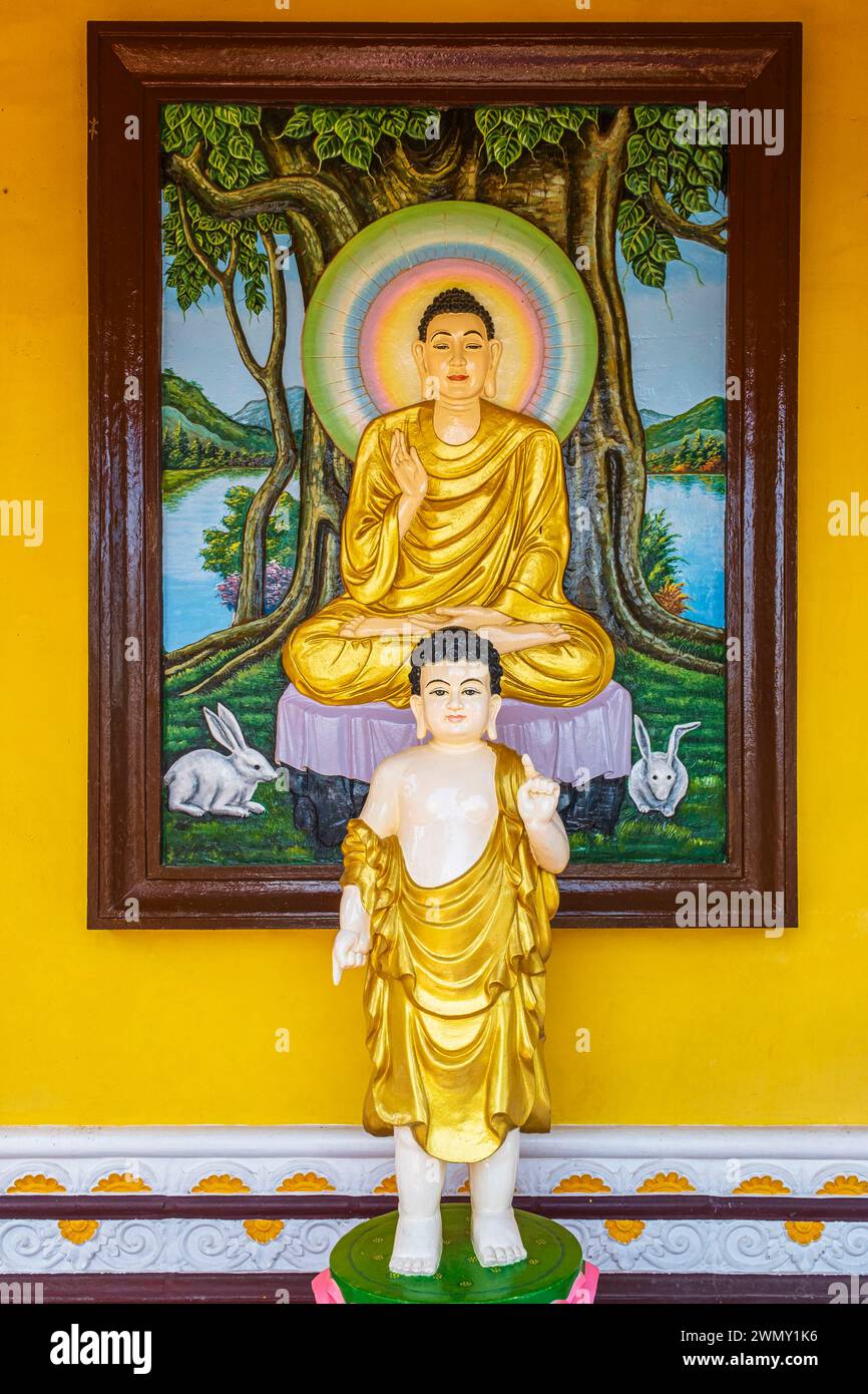 Vietnam, Mekong Delta, An Giang province, Chau Doc, Nui Sam district at ...
