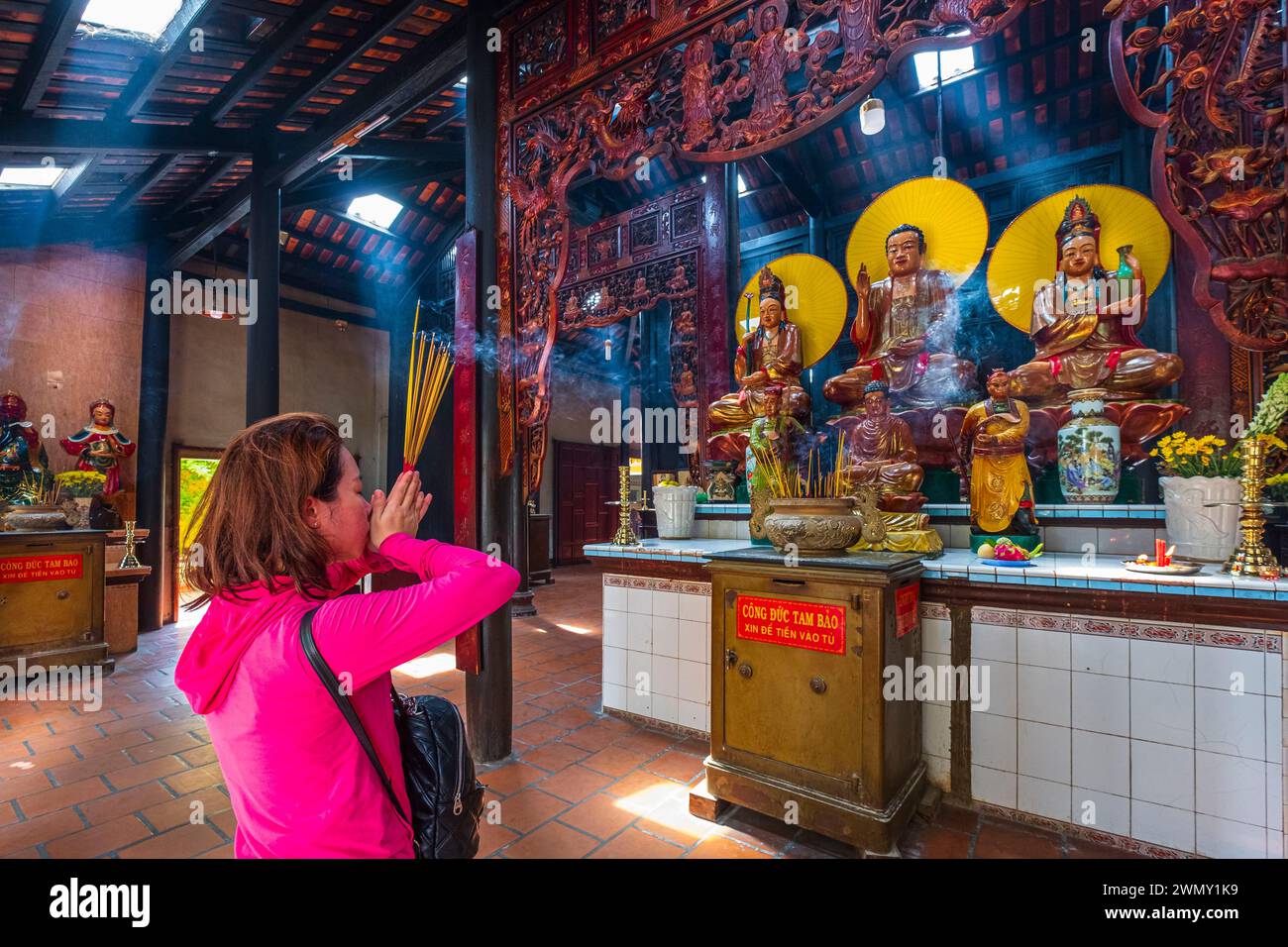 Vietnam, Mekong Delta, An Giang province, Chau Doc, Nui Sam district at ...