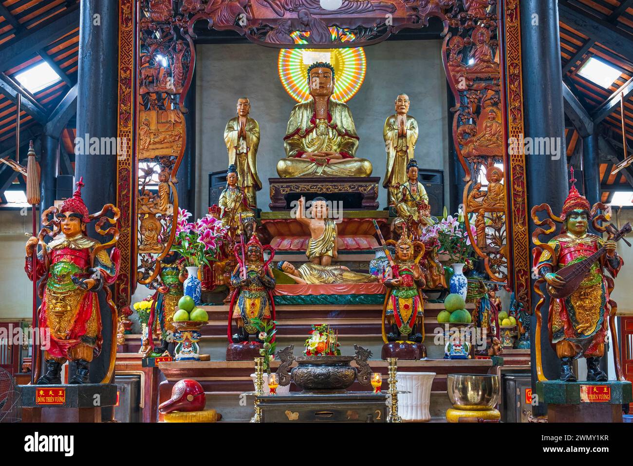 Vietnam, Mekong Delta, An Giang province, Chau Doc, Nui Sam district at ...