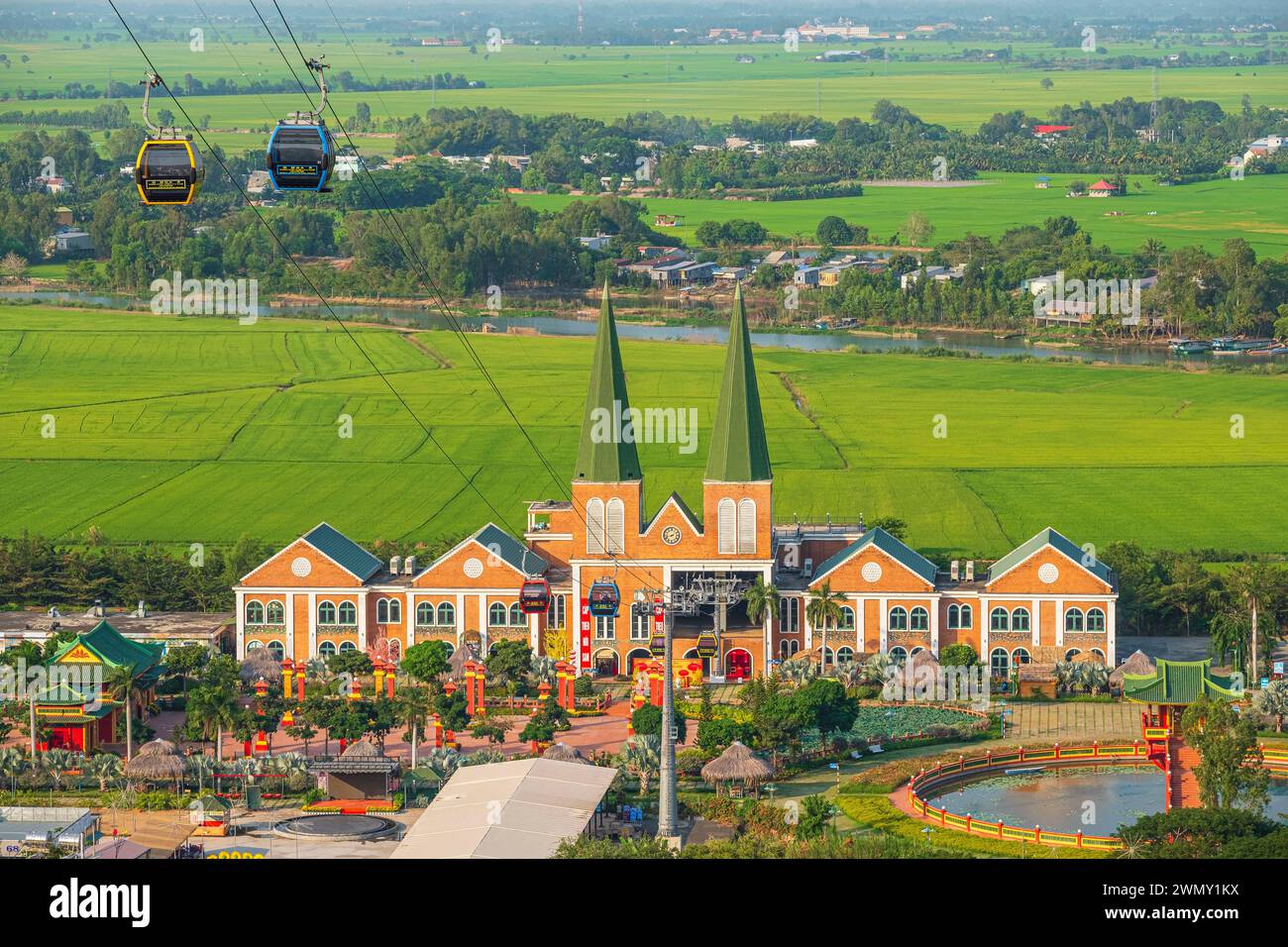 Vietnam, Mekong Delta, An Giang province, Chau Doc, Nui Sam district at ...