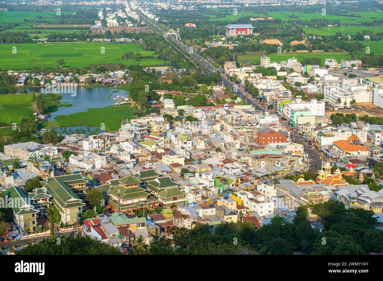 Vietnam, Mekong Delta, An Giang province, Chau Doc, Nui Sam district at ...