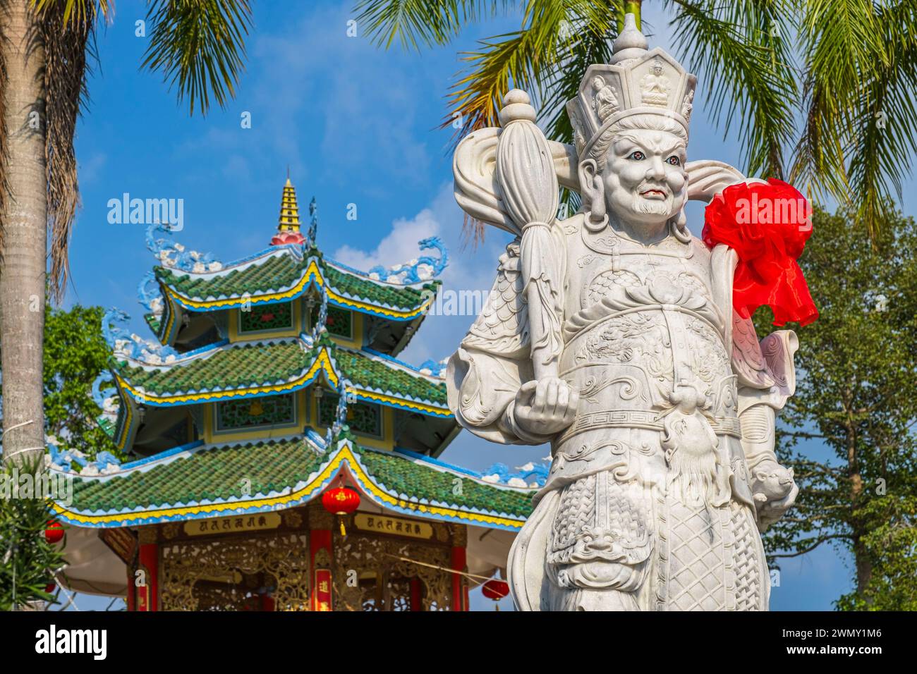 Vietnam, Mekong Delta, An Giang province, Chau Doc, Nui Sam district at ...