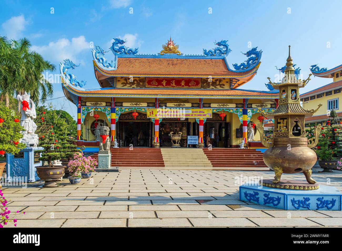 Vietnam, Mekong Delta, An Giang province, Chau Doc, Nui Sam district at ...