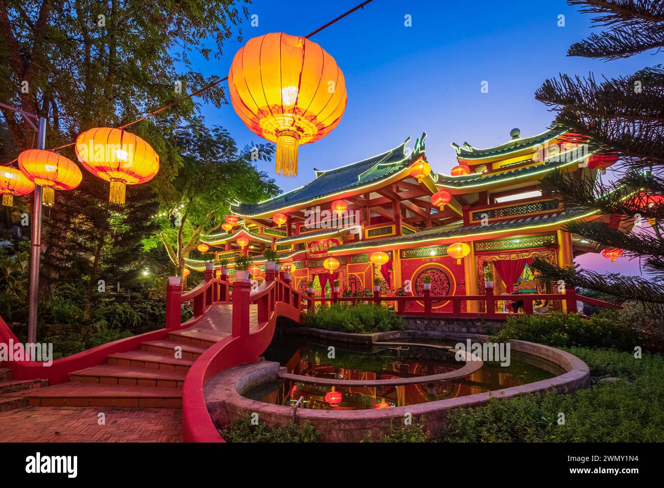 Vietnam, Mekong Delta, An Giang province, Chau Doc, Nui Sam district, a ...