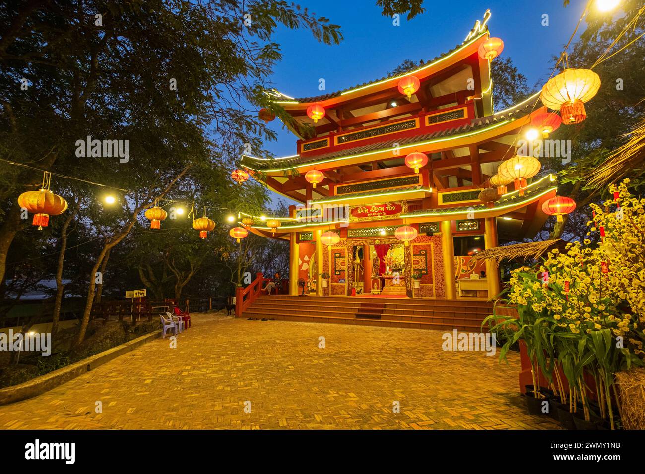 Vietnam, Mekong Delta, An Giang province, Chau Doc, Nui Sam district, a ...