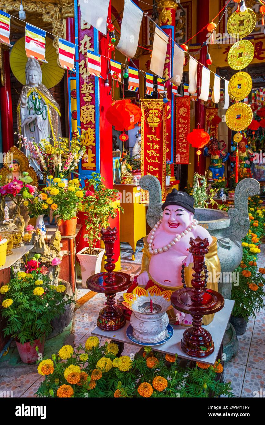 Vietnam, Mekong Delta, An Giang province, Chau Doc, Nui Sam district at ...