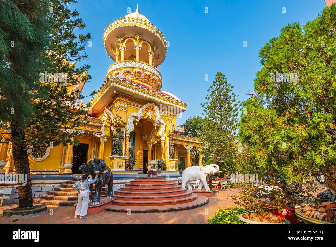 Vietnam, Mekong Delta, An Giang province, Chau Doc, Nui Sam district at ...